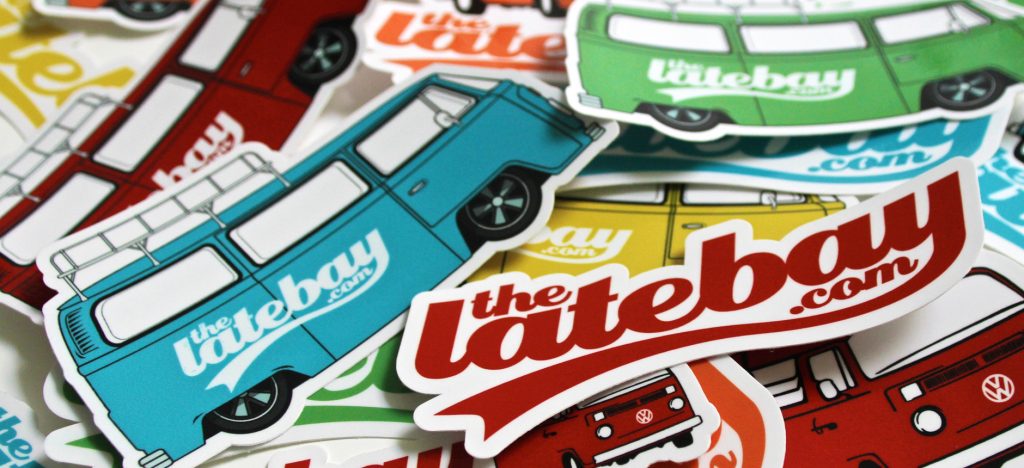 The Late Bay - Stickers - Far Out Design